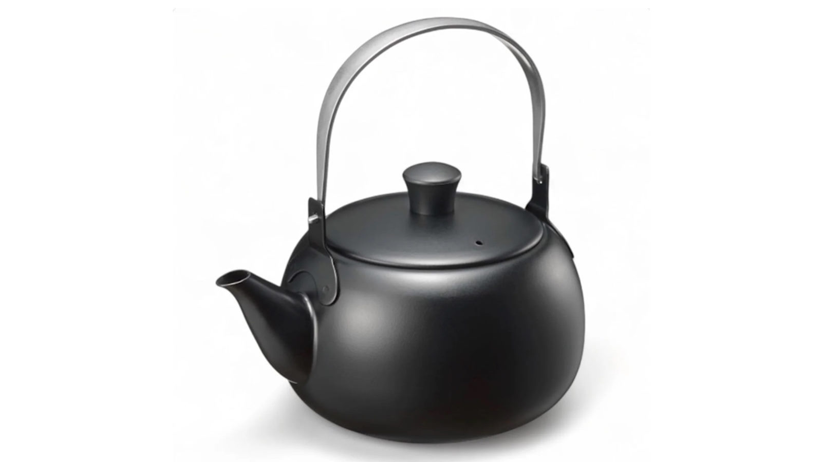 Enzo 500ml Black Stainless Tea Pot | Harvey Norman