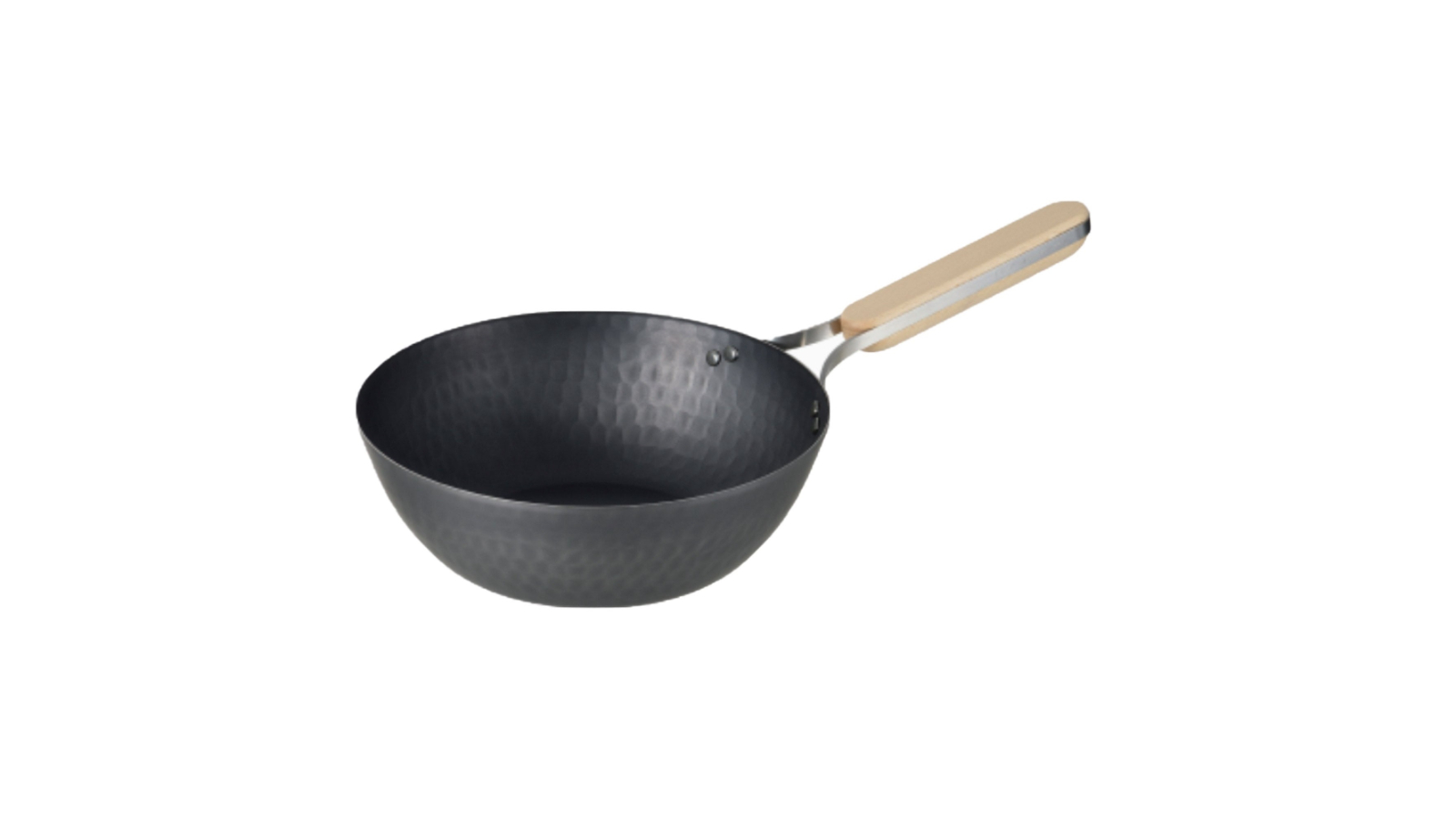 Enzo Iron Wok - 22cm | Harvey Norman
