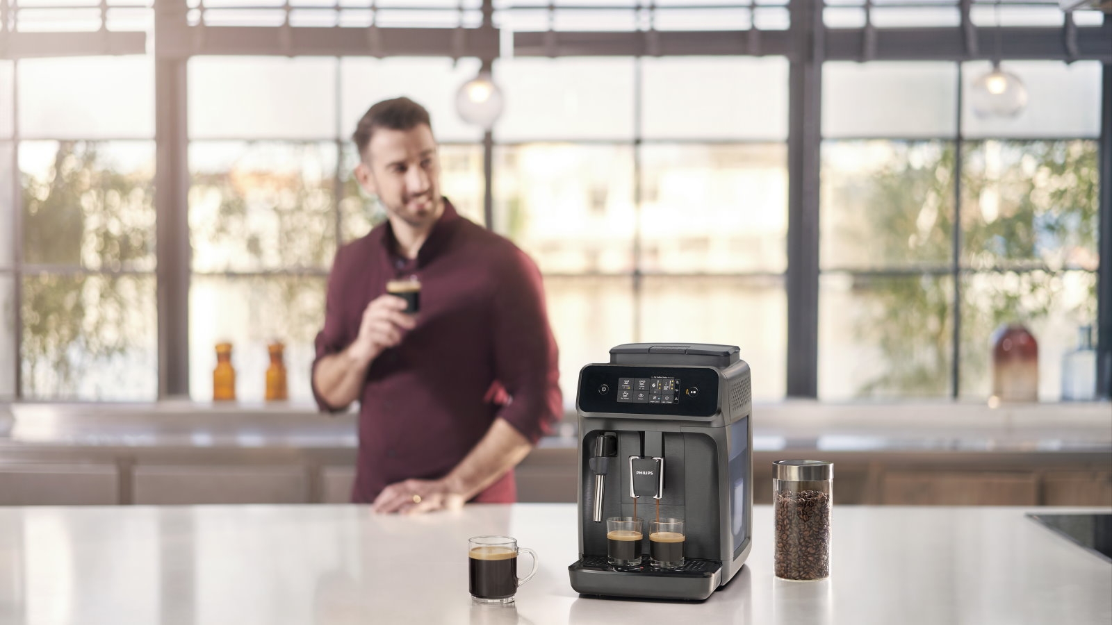 Philips 1200 Series Classic Automatic Coffee Machine | Harvey Norman