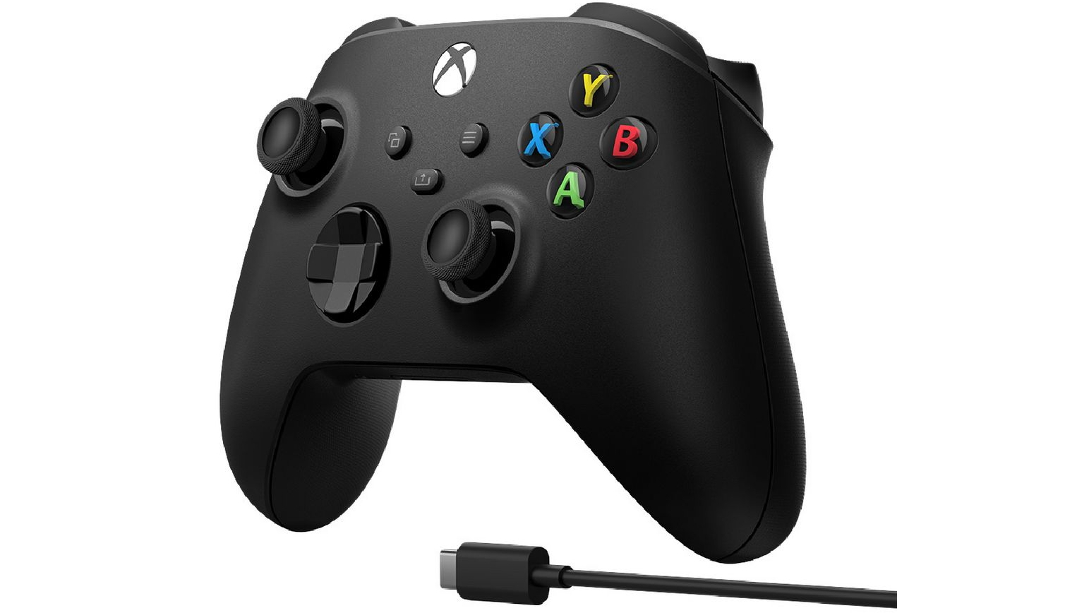 Xbox Wireless Controller + USB-C Cable - Black | Harvey Norman