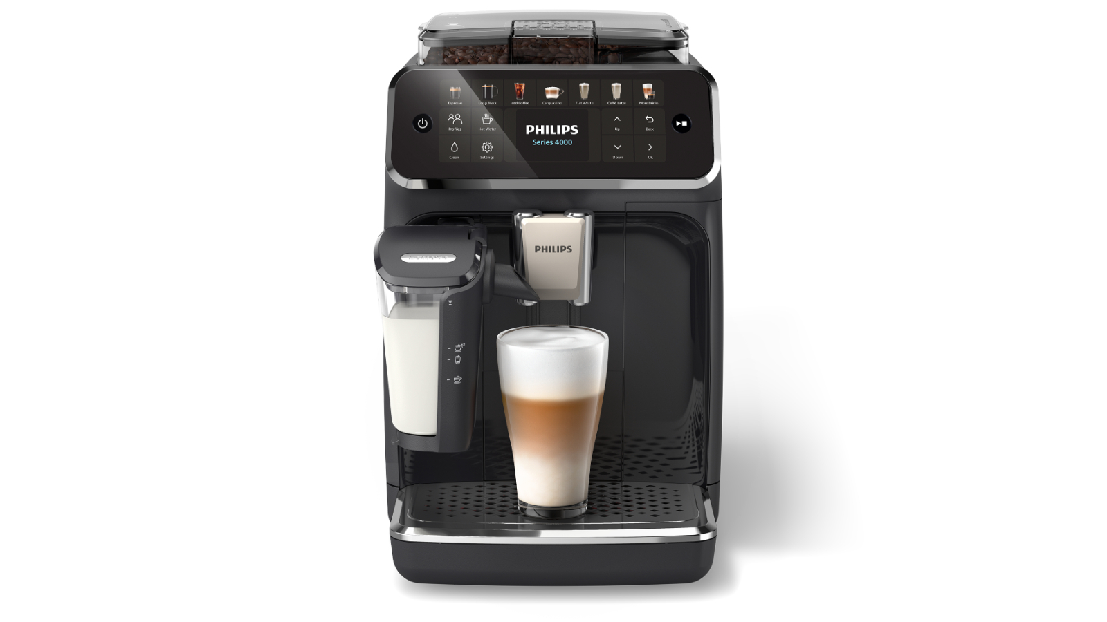 Philips Series 4400 Automatic Espresso Machine - Black | Harvey Norman