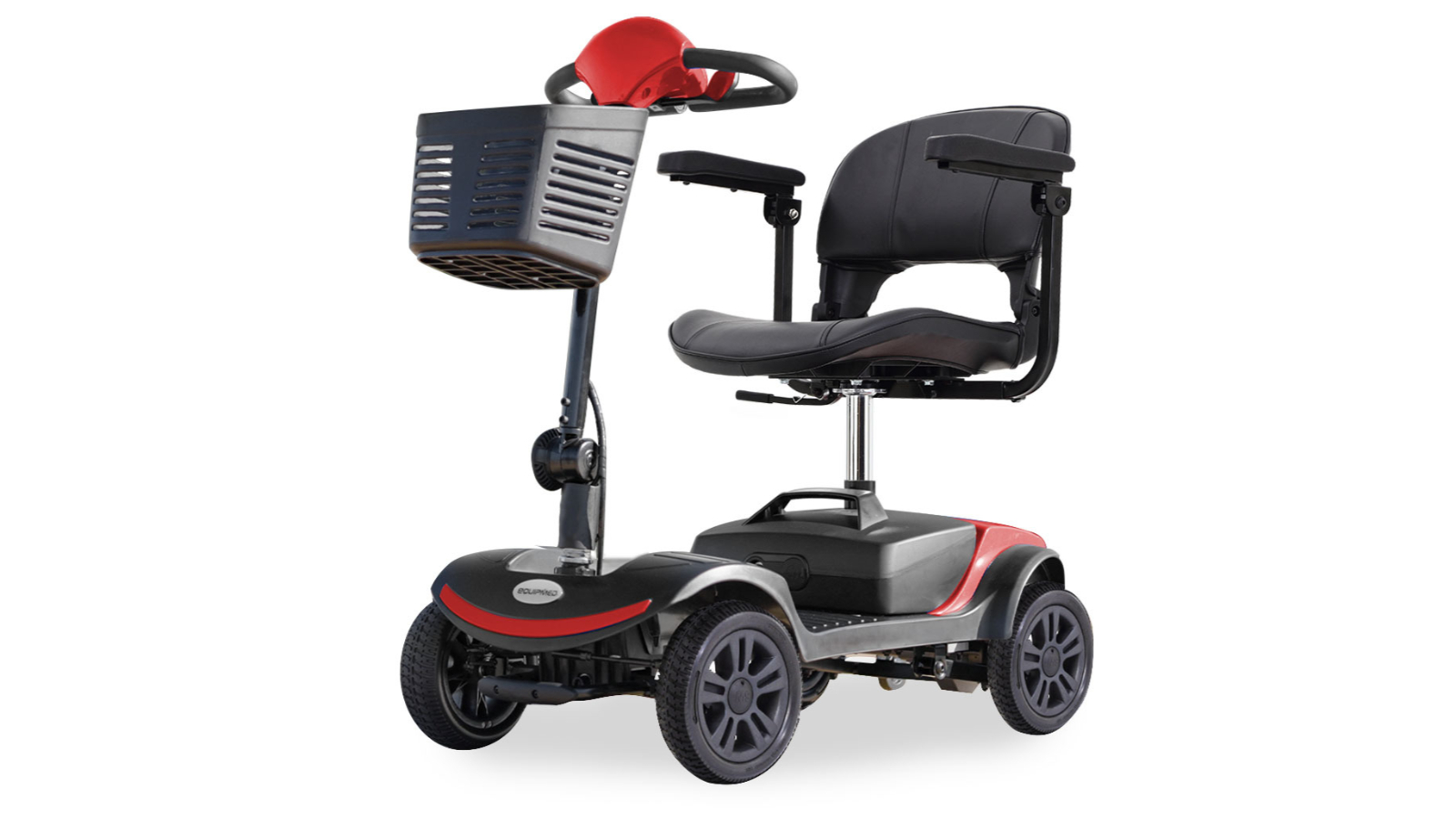 Equipmed Portable Folding SmartRider Electric Mobility Scooter - Black ...