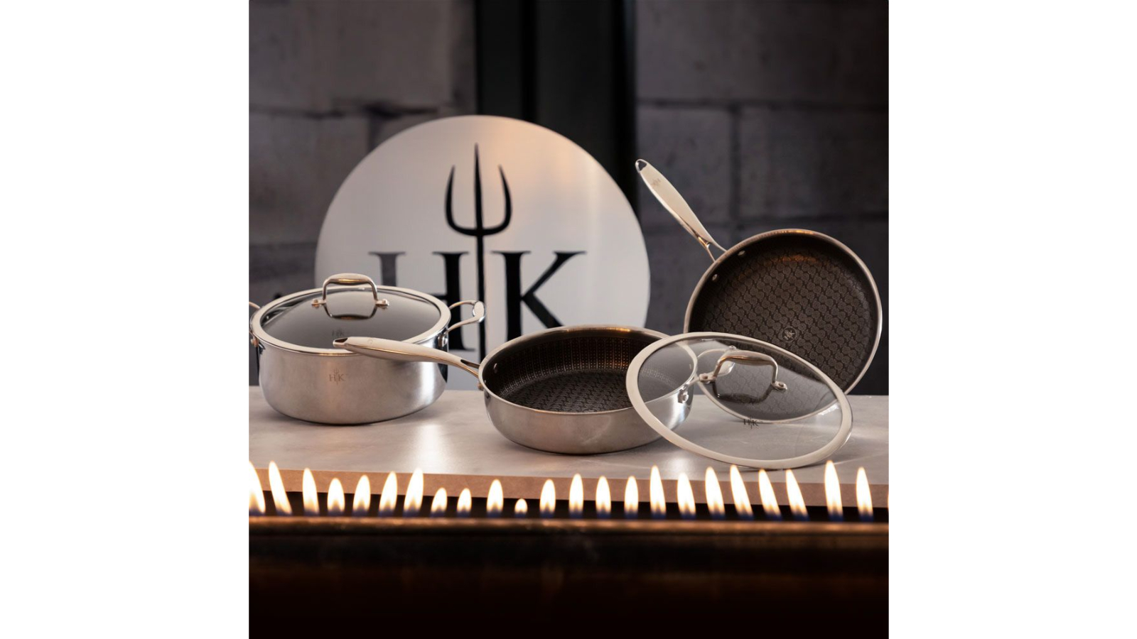 As Seen On TV 5 Piece Hells Kitchen Tri-Clad Cookware Set | Harvey Norman