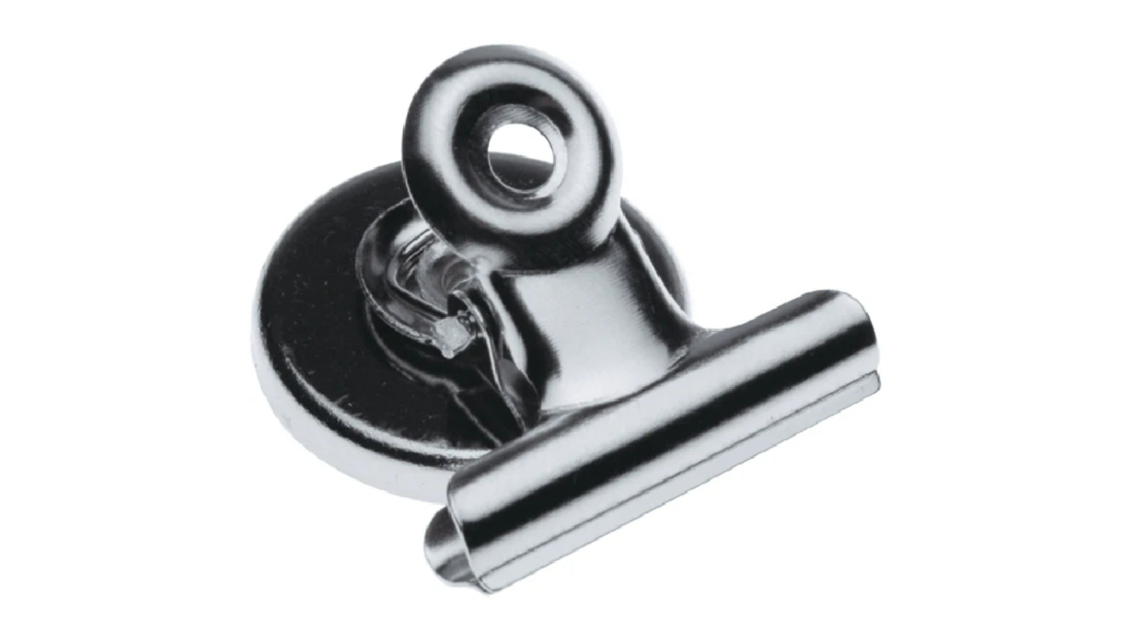 Esselte Pack of 24 Magnetic Round Bulldog Clip - 3.1cm | Harvey Norman