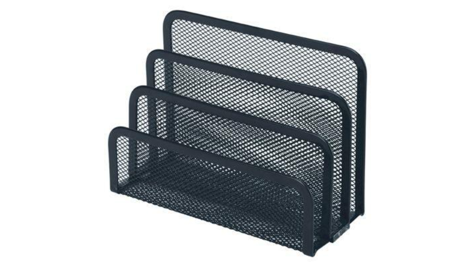 Esselte Moulded Mesh Vertical Organiser File Sorter - Black | Harvey Norman