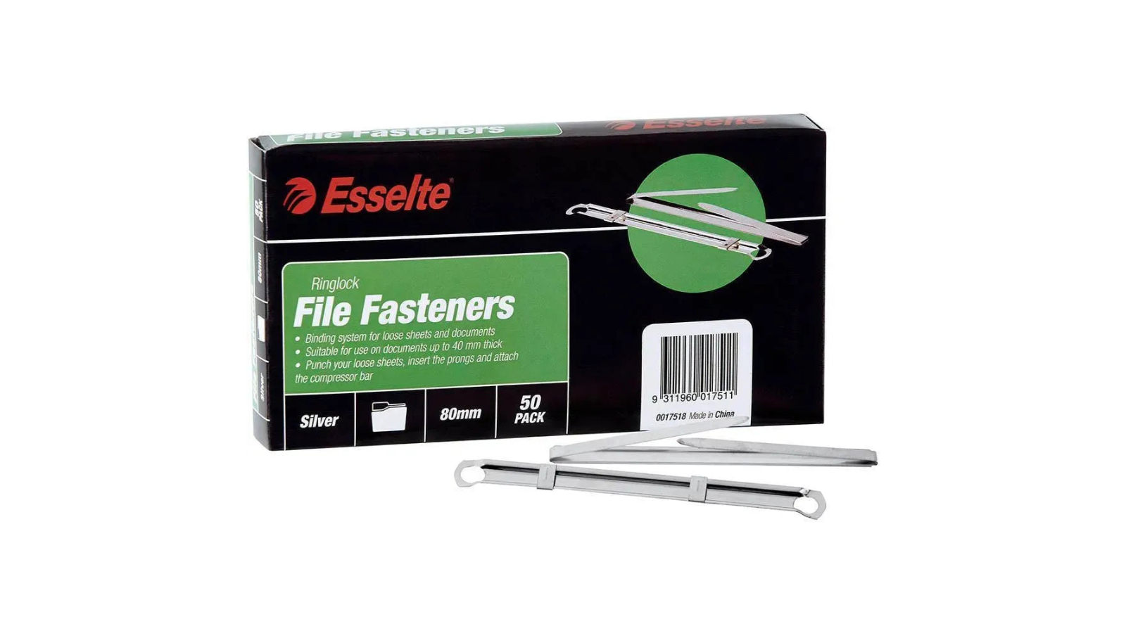 Esselte 50 Piece Ringlock File Fastener | Harvey Norman
