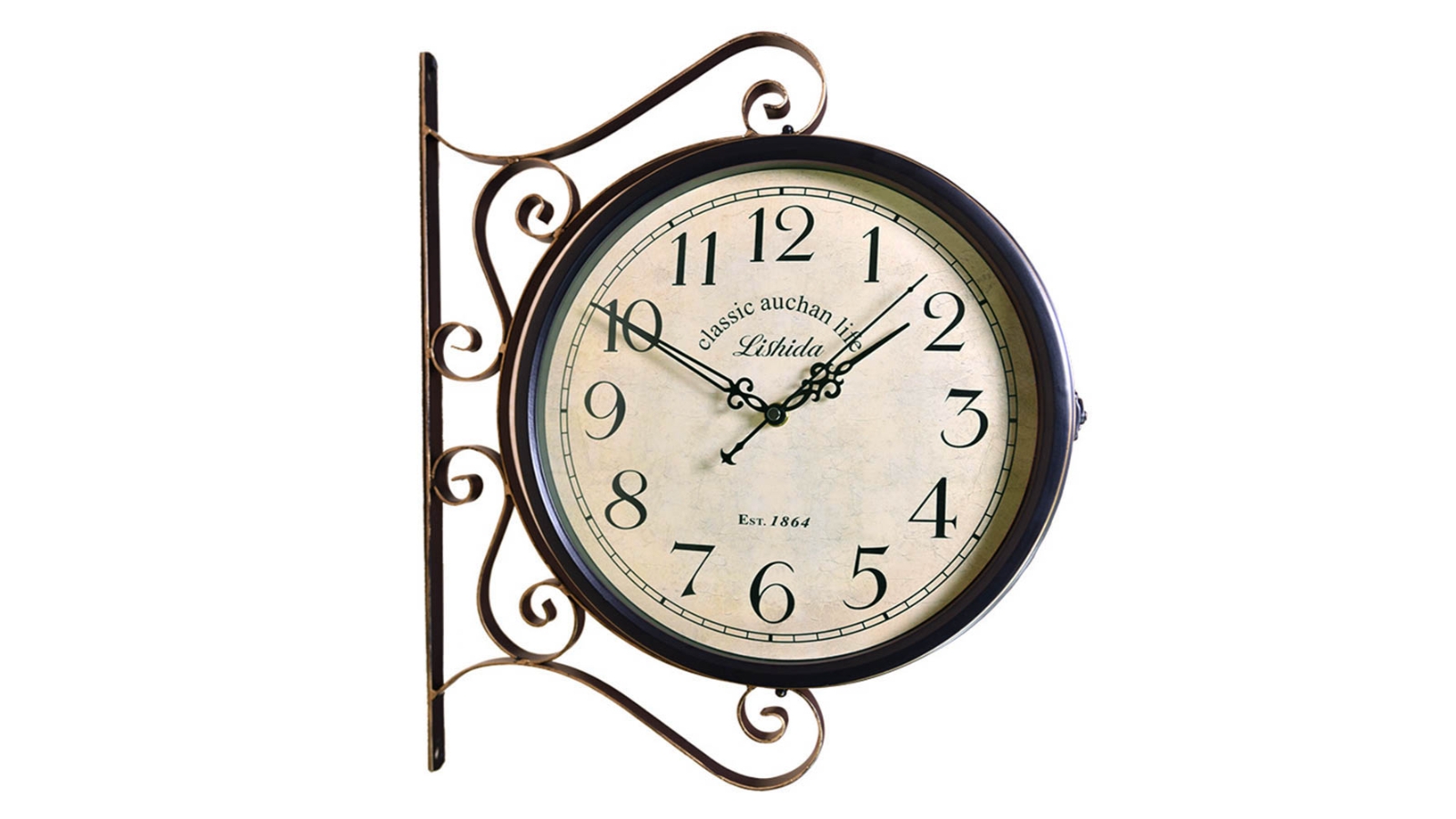 BEEBUY Antique Double Side Classic Wall Clock | Harvey Norman
