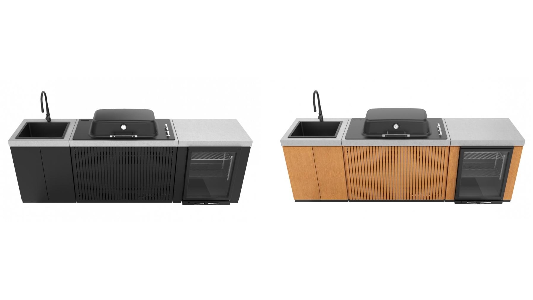 Everdure Seabreeze 3-Burner Outdoor Kitchen | Harvey Norman