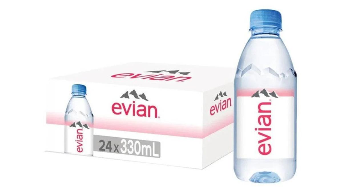 Evian Box of 24 Natural Mineral Water Bottle - 330ml | Harvey Norman