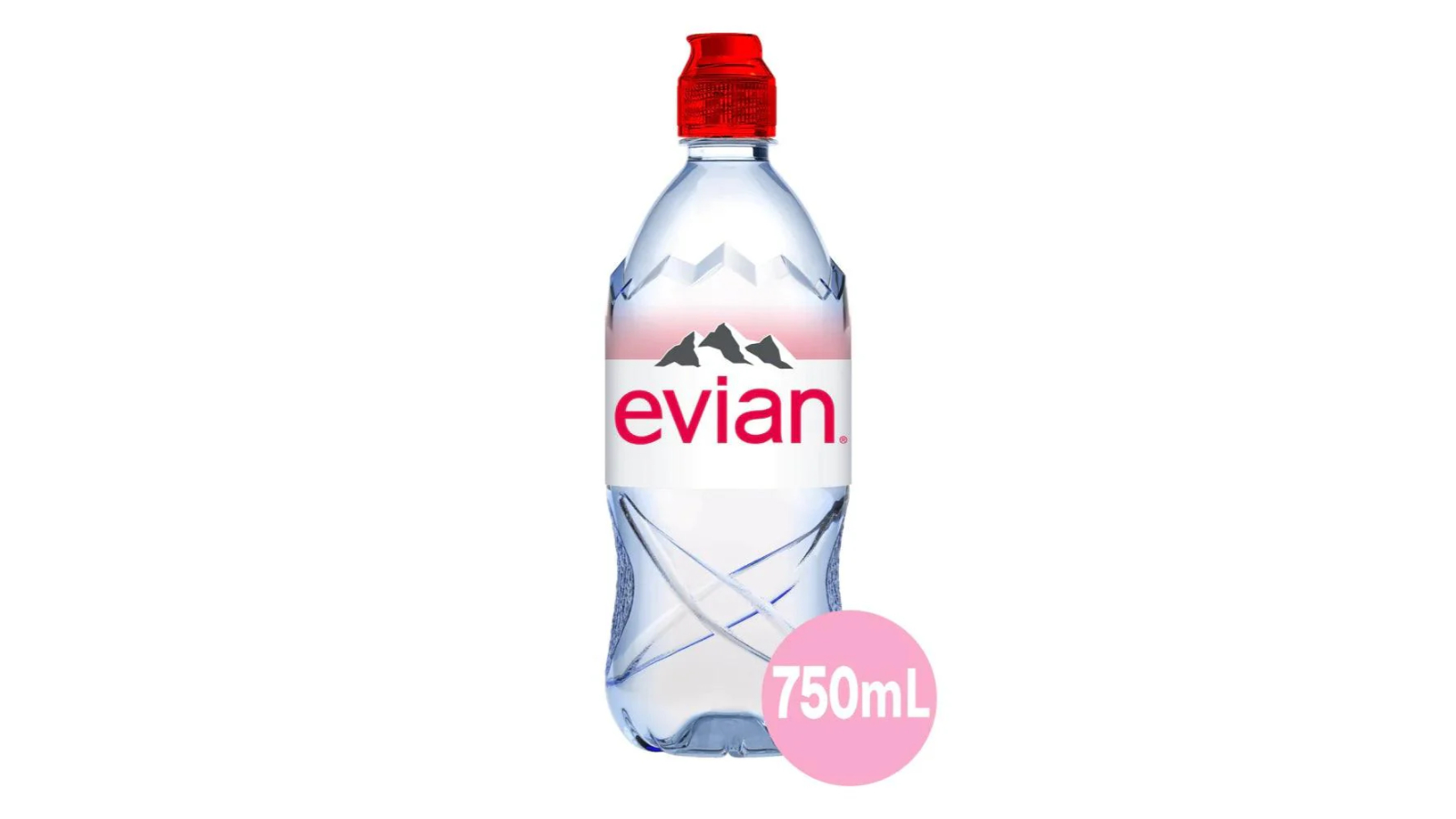Evian Box of 12 Natural Mineral Water Bottle - 750ml | Harvey Norman