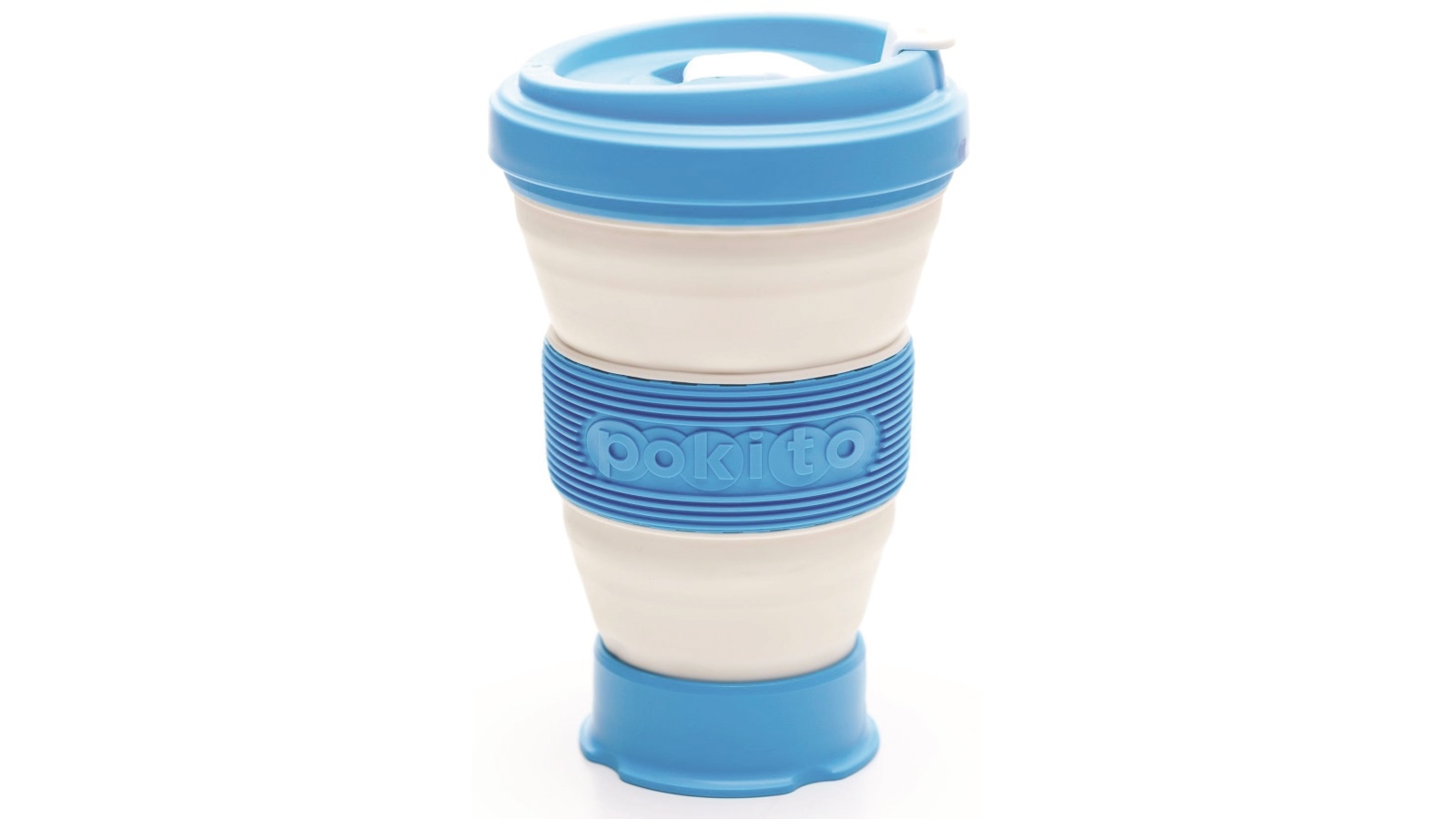 Pokito Single Evo Eco-Friendly Collapsible Cup - Sky Blue | Harvey Norman