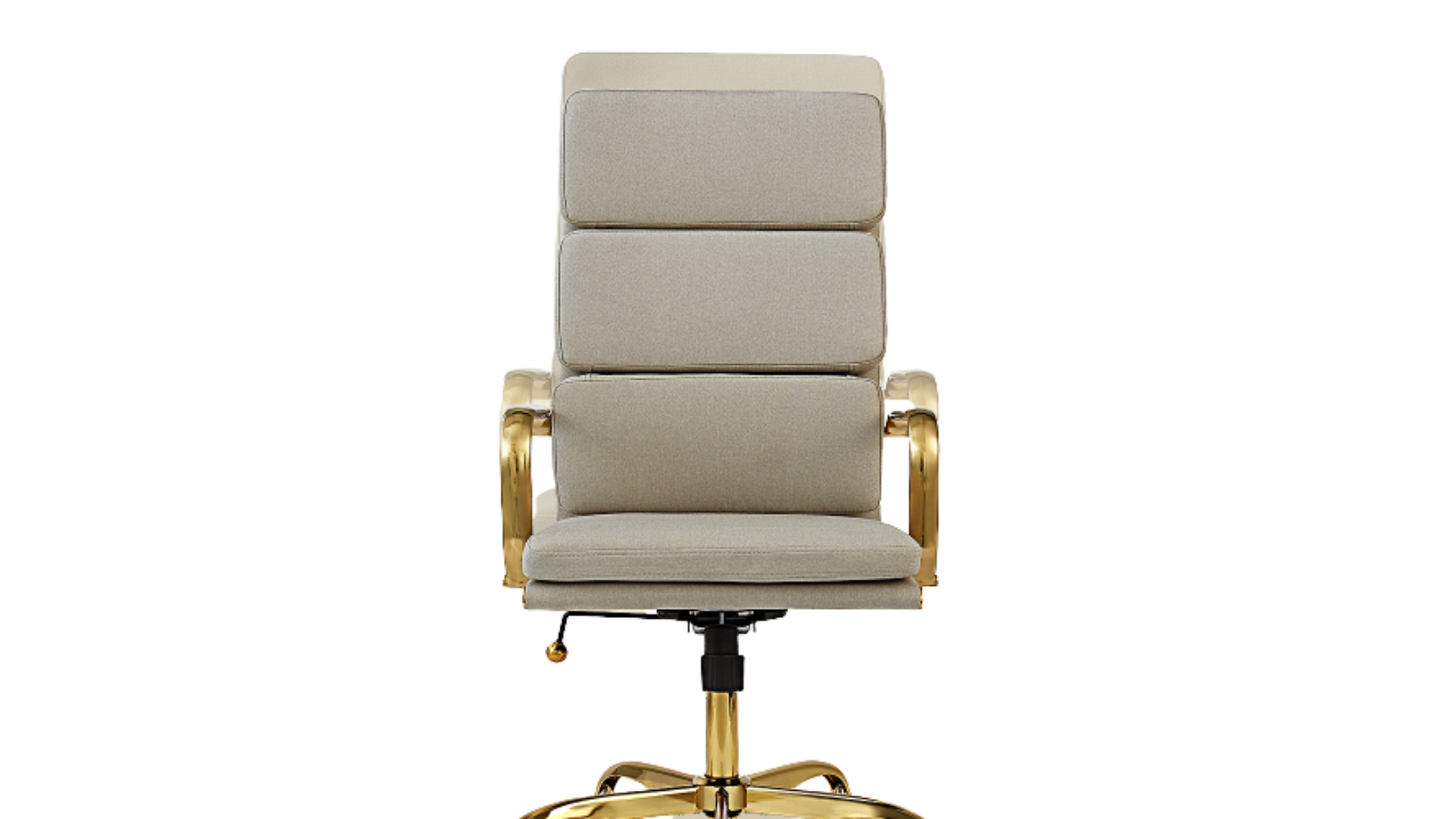 Furb Fabric High Back Executive Office Chair - Gold Beige | Harvey Norman
