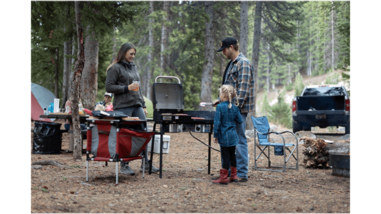 Camp Chef Explorer 2 x 14inch Cooking System - 2 Burner | Harvey Norman