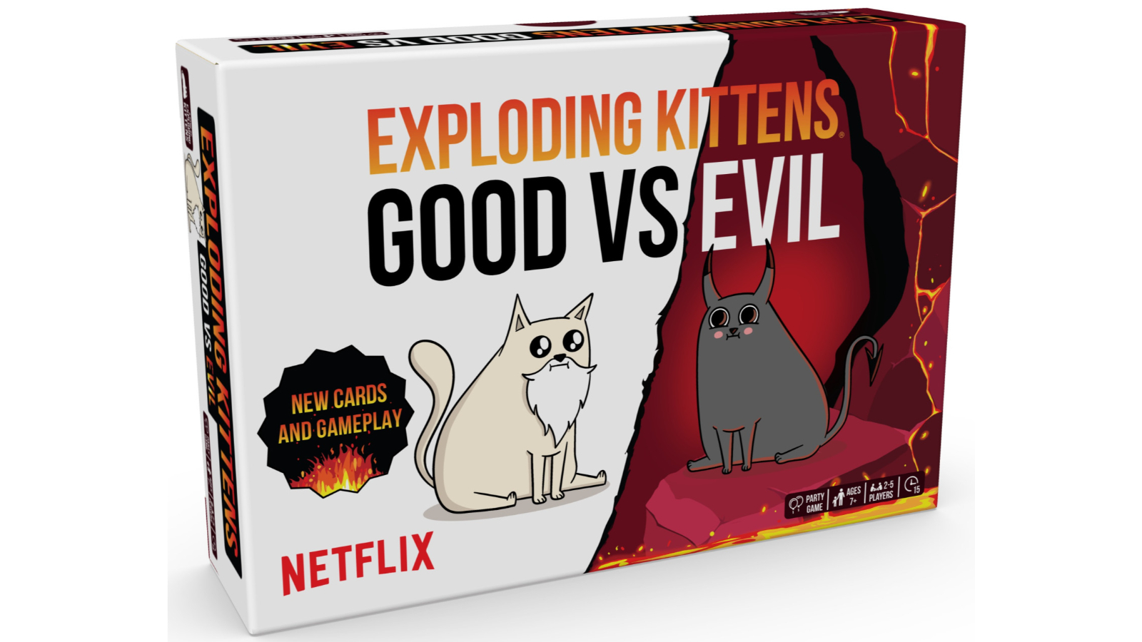 Exploding Kittens Good vs Evil Card Game | Harvey Norman
