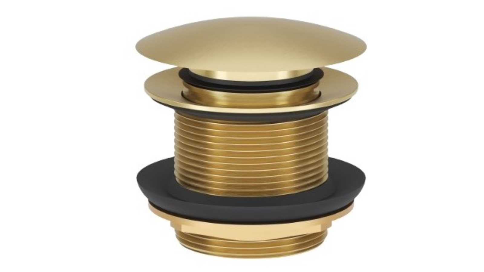 Linsol Ezyflow 40mm Pop-Up Plug and Waste - Brushed Brass | Harvey Norman