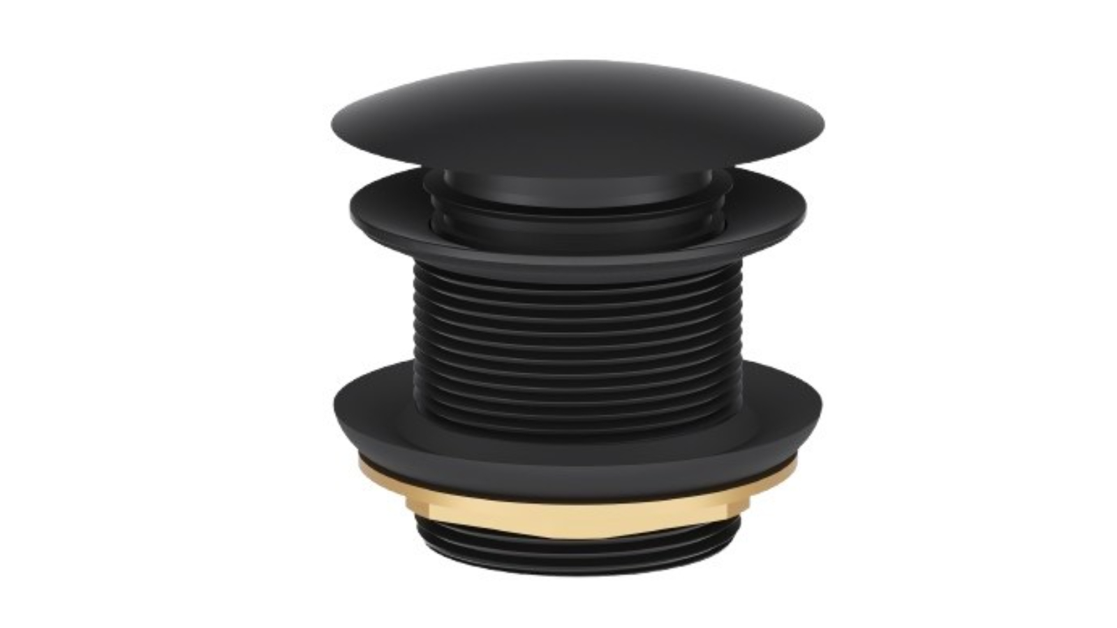 Linsol Ezyflow 40mm Pop-Up Plug and Waste - Matte Black | Harvey Norman