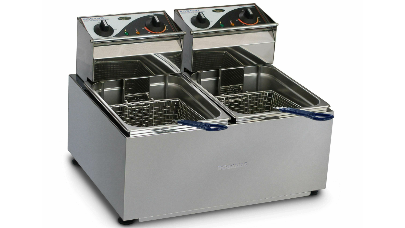 Roband Double Fryer Pan - 8 Litre | Harvey Norman