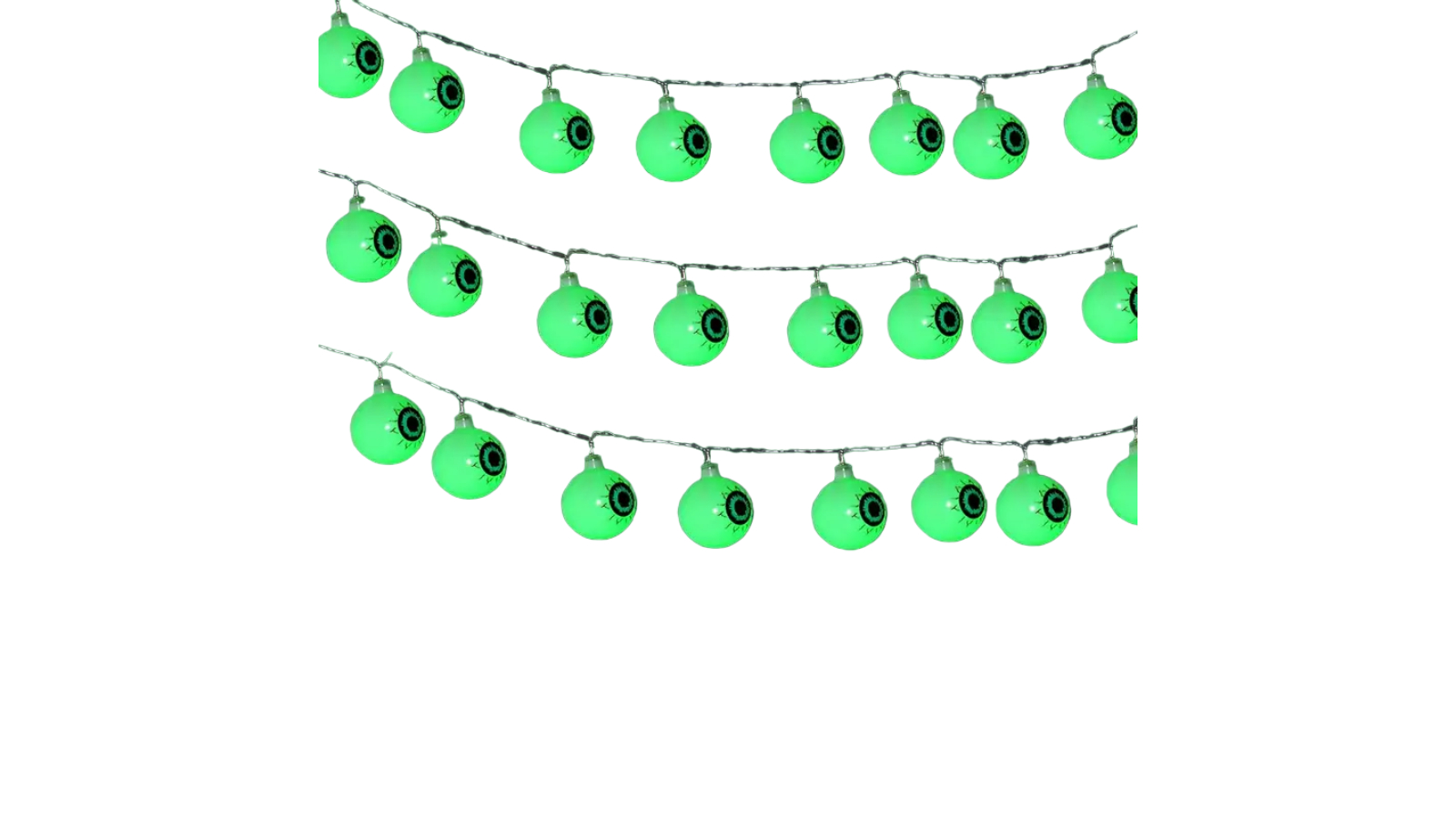 TM Spooky Solar Spectacles Green Eyeball Halloween Light | Harvey Norman