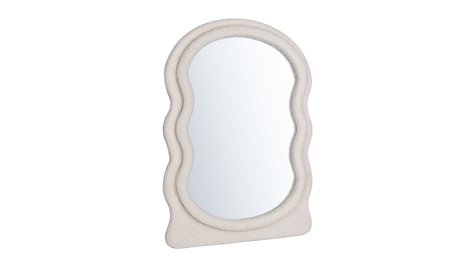 Furb Irregular Wall Makeup Vanity Mirror with Fabric Frame - 60 x 80cm ...