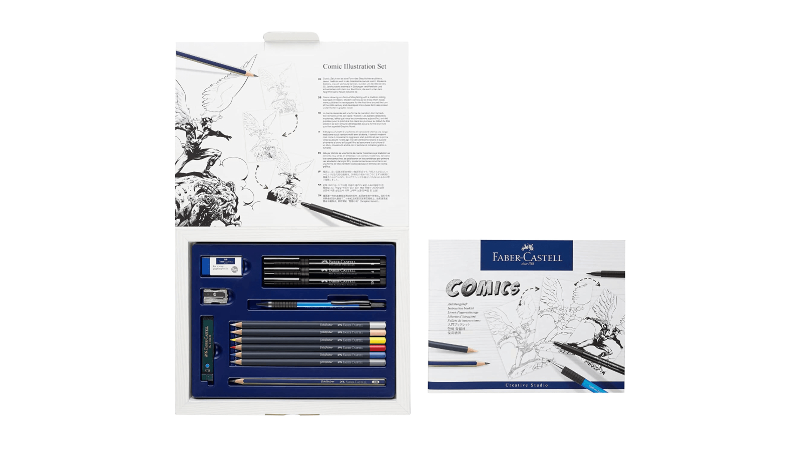 Faber Castell 15 Piece Comic Manga Illustration Creative Pitt Artist ...