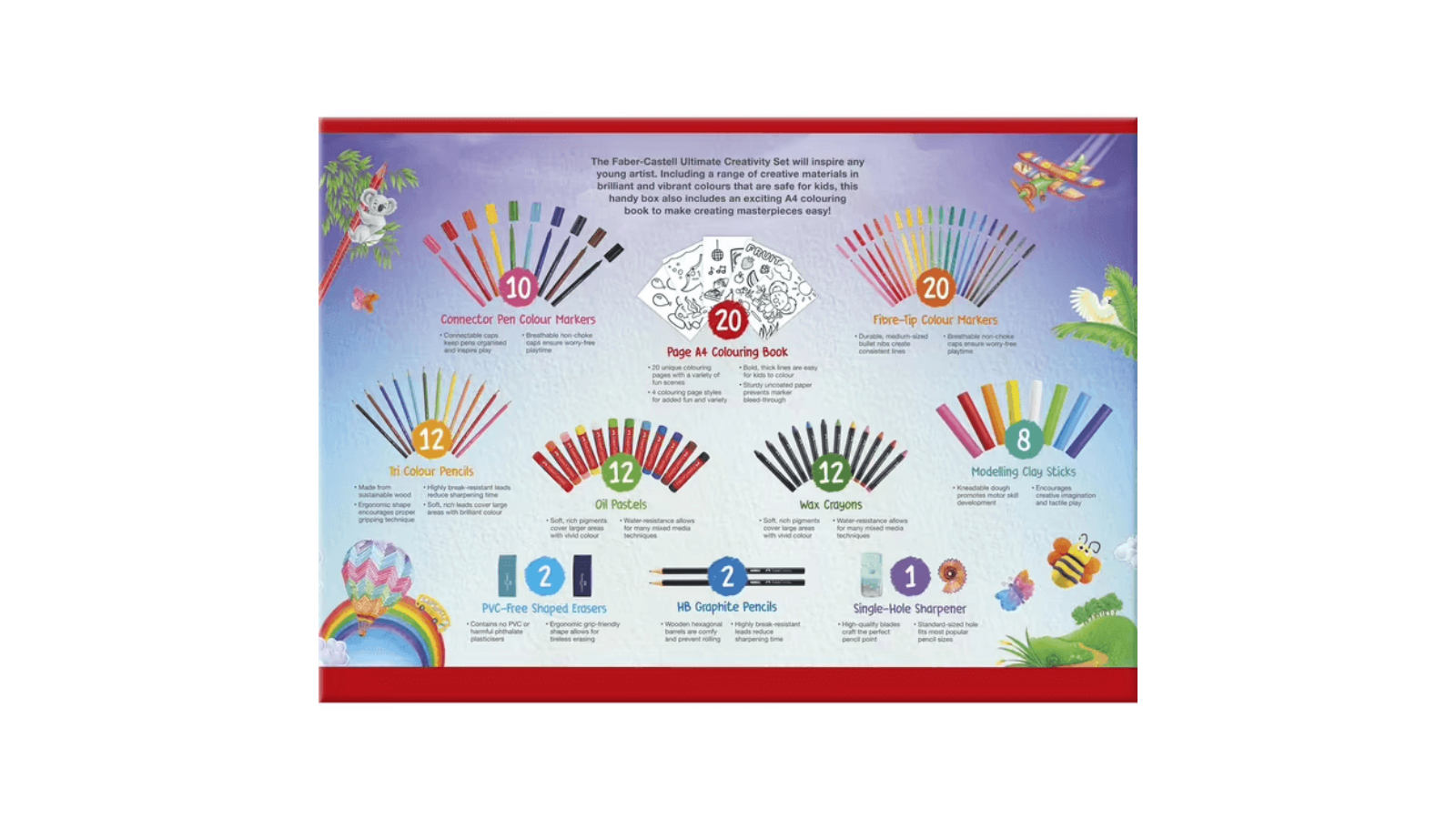 Faber Castell 80 Piece Ultimate Creativity Set | Harvey Norman