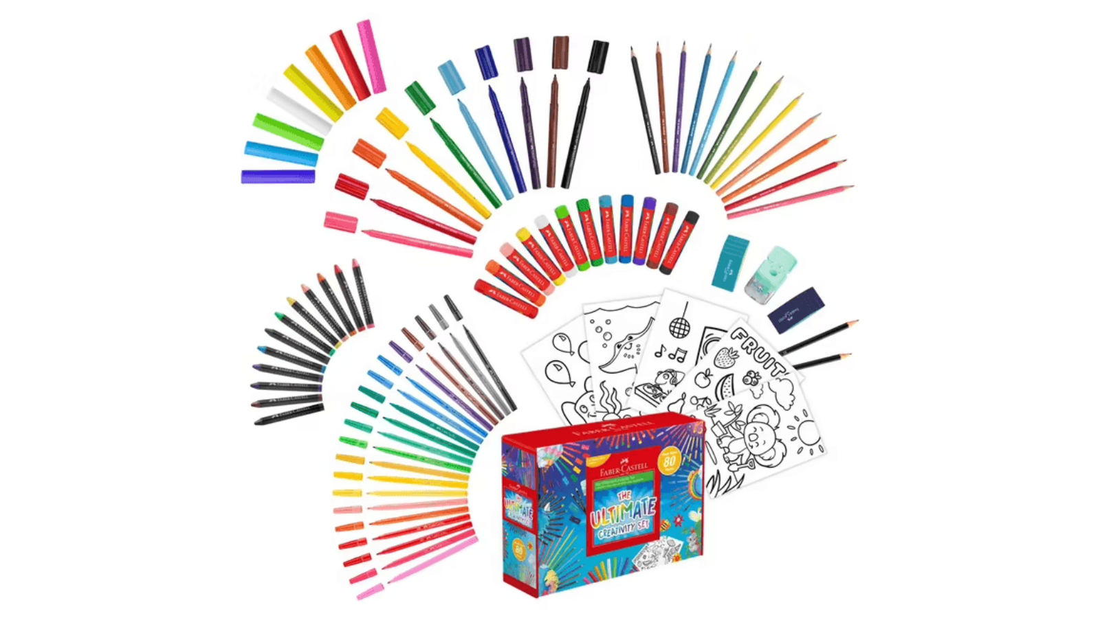 Faber Castell 80 Piece Ultimate Creativity Set | Harvey Norman