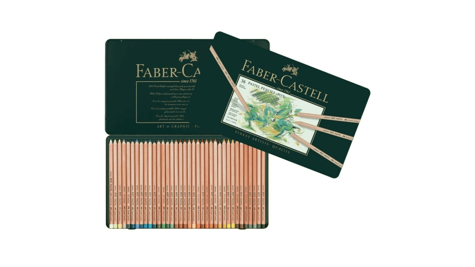 Faber Castell Pack of 36 Pitt Pastel Colour Pencil | Harvey Norman