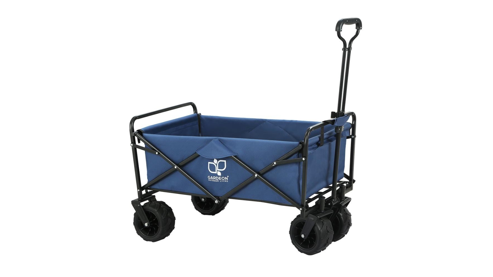 Gardeon Foldable Wagon Cart Trolley - Blue | Harvey Norman