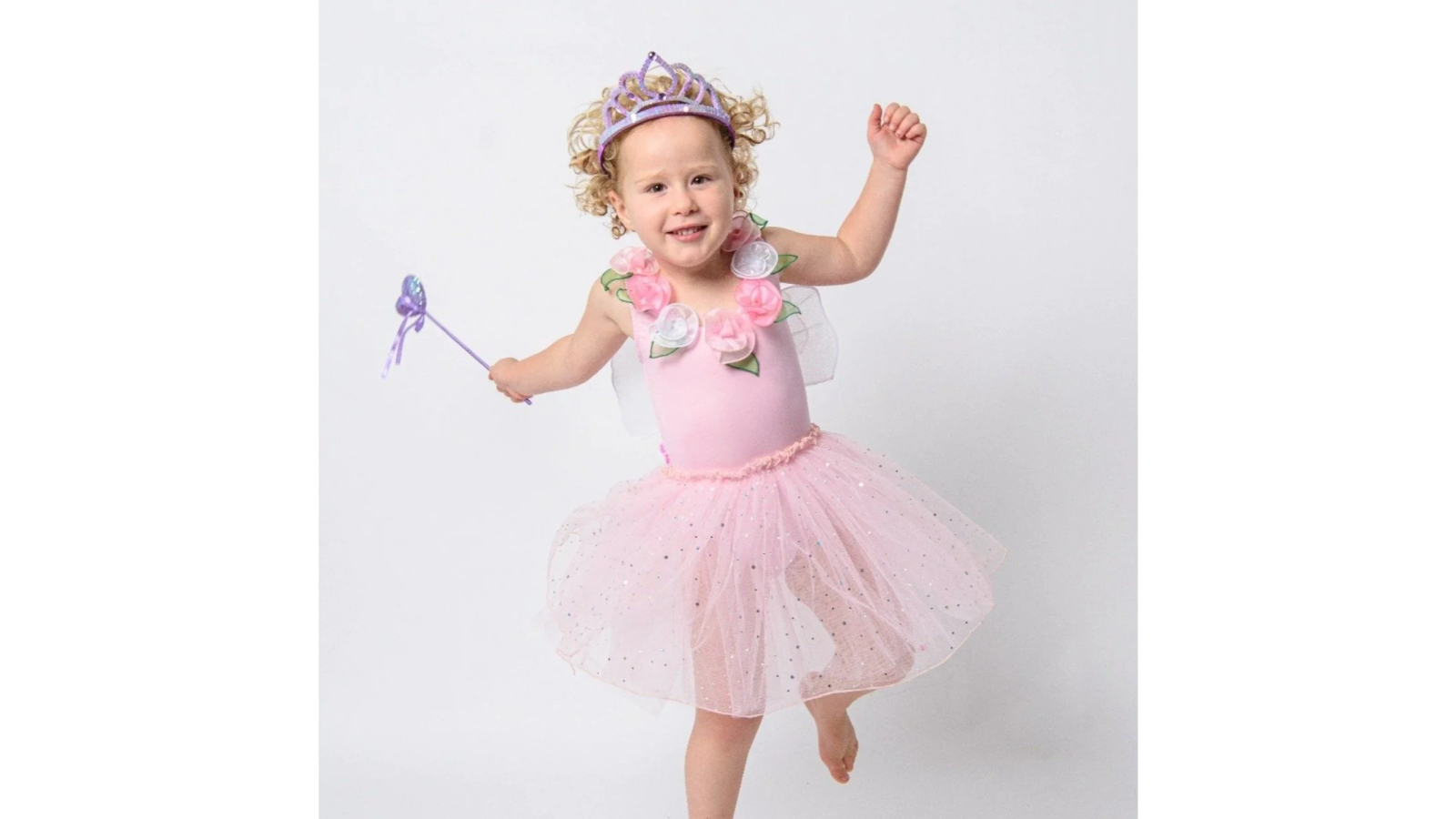 Lets Dress Up Light Pink 2-4year+ Fairy Dust Dress - Small | Harvey Norman