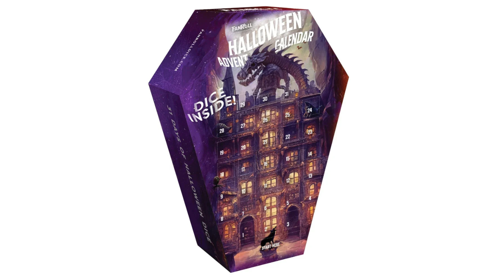 Fanroll By Metallic Dice Games Halloween Advent Calendar Accessories ...