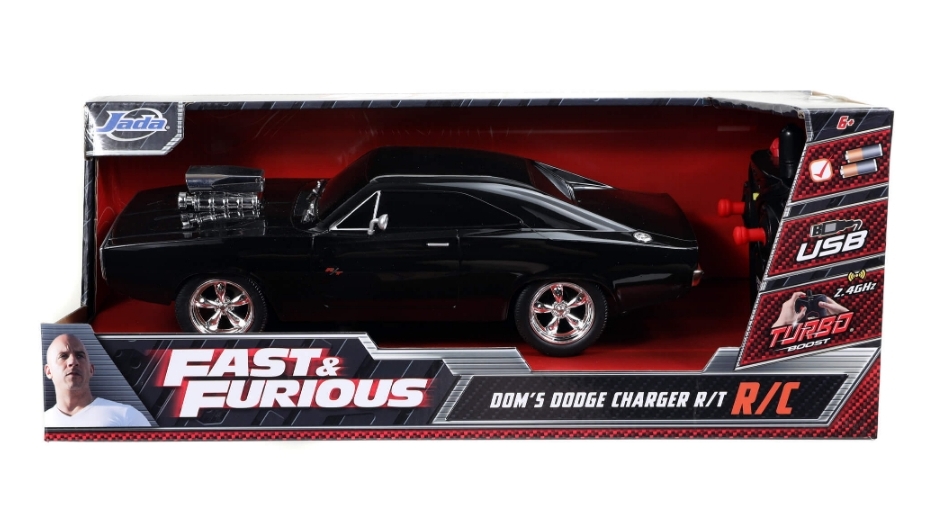 Fast and Furious Rc Dom's 1970 Dodge Charger R/t (1:16) Remote Control ...