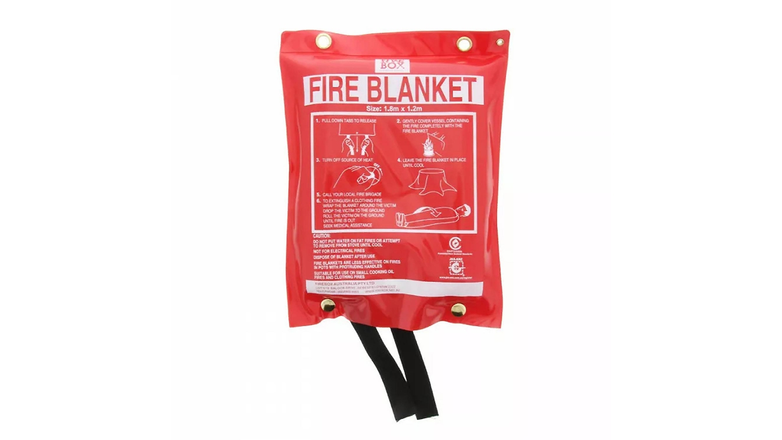 FIREBOX Flame Retardant 1.8 x 1.2metre Fire Blanket | Harvey Norman