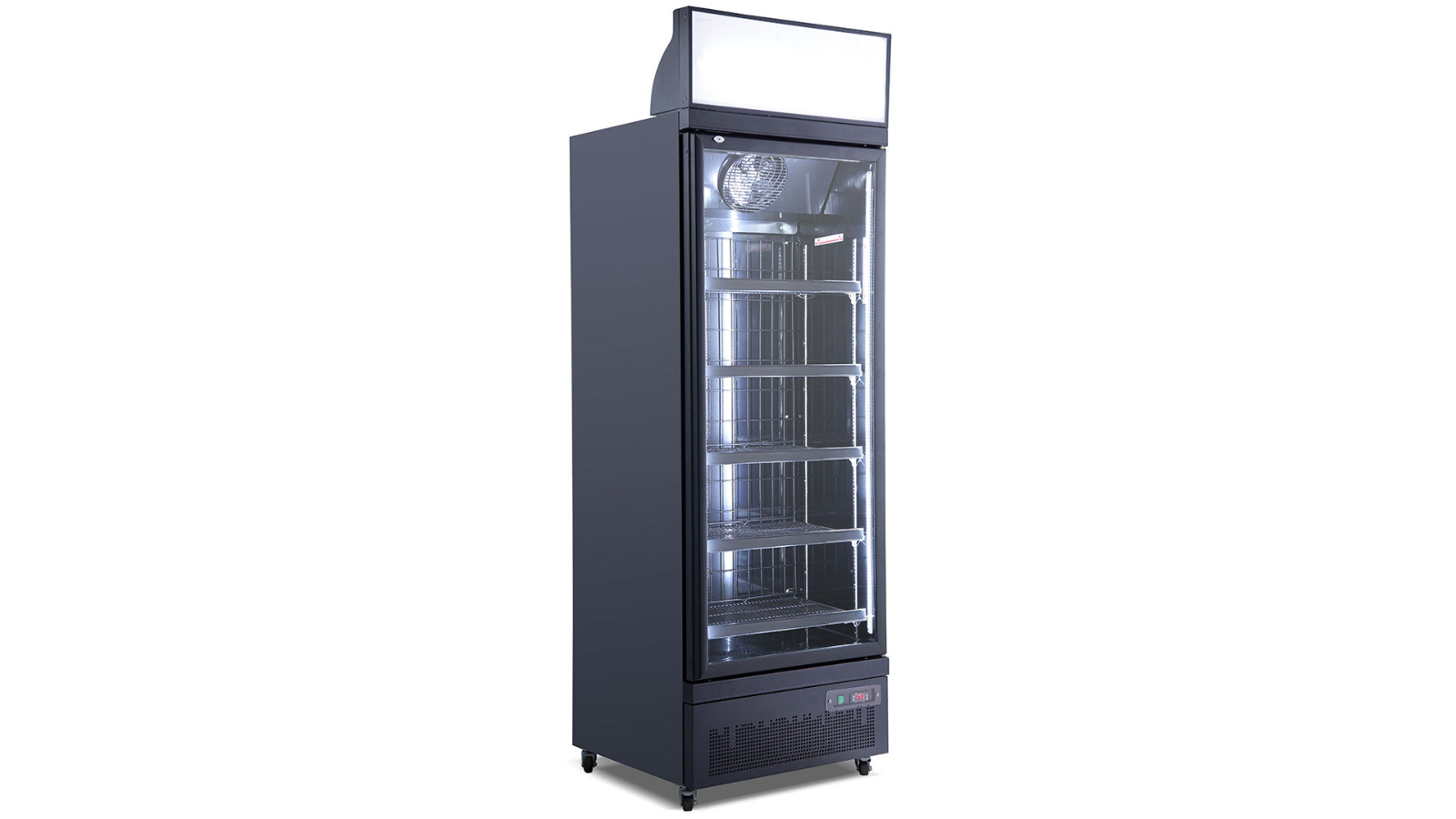 IC Cold 540 Litre 1-Door Commercial Upright Refrigerator - Black ...