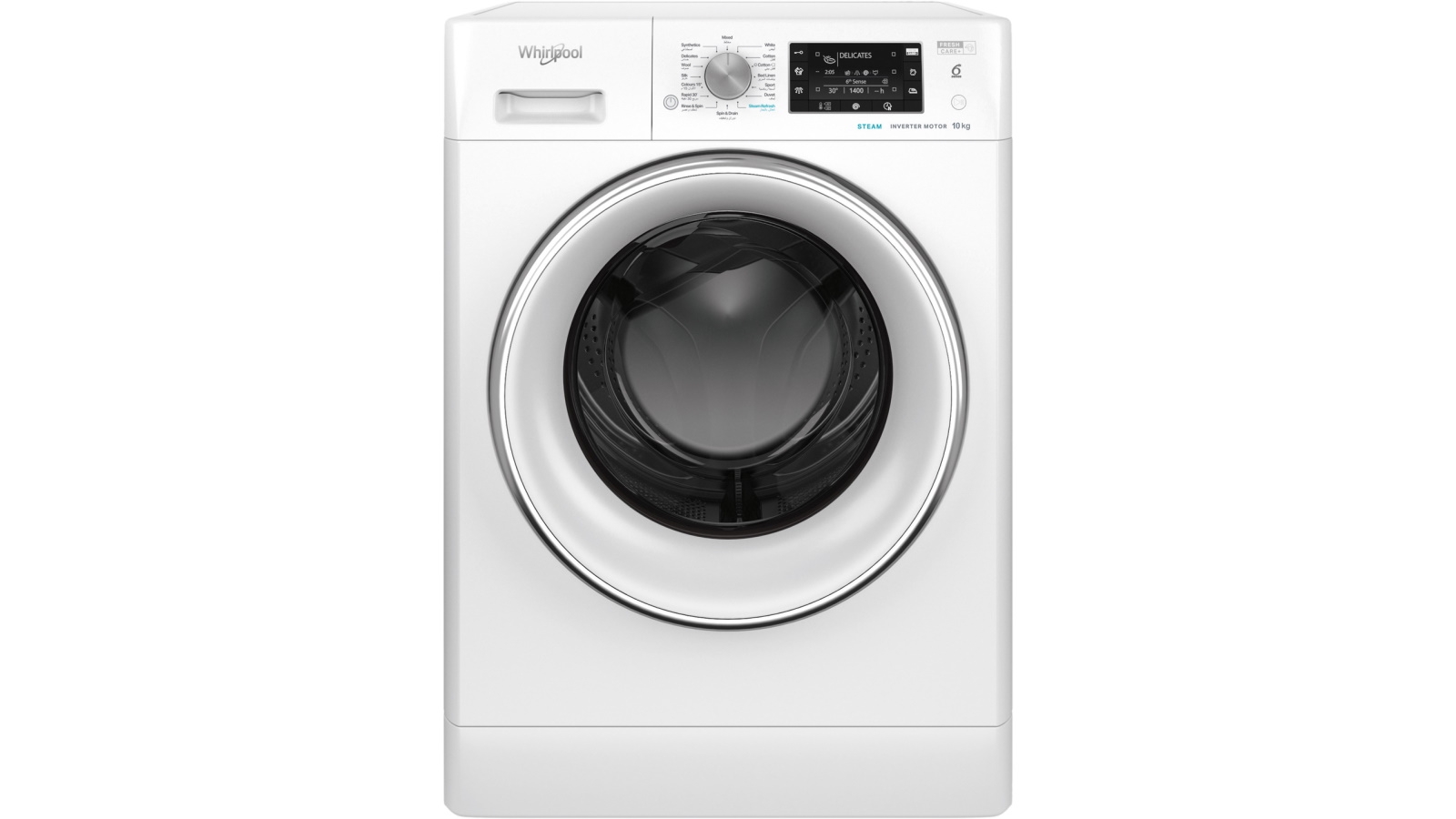 Whirlpool 10kg FreshCare+ Front Load Washing Machine | Harvey Norman