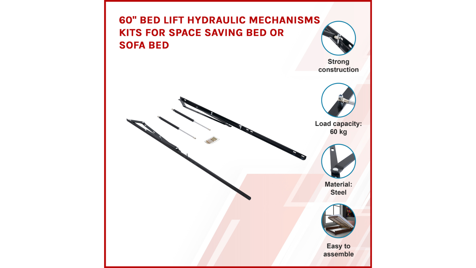 Serrano Bed Lift Hydraulic Mechanisms Kits | Harvey Norman