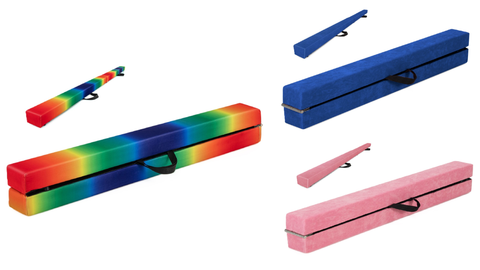Costway 8ft Folding Balance Beam with Handle | Harvey Norman