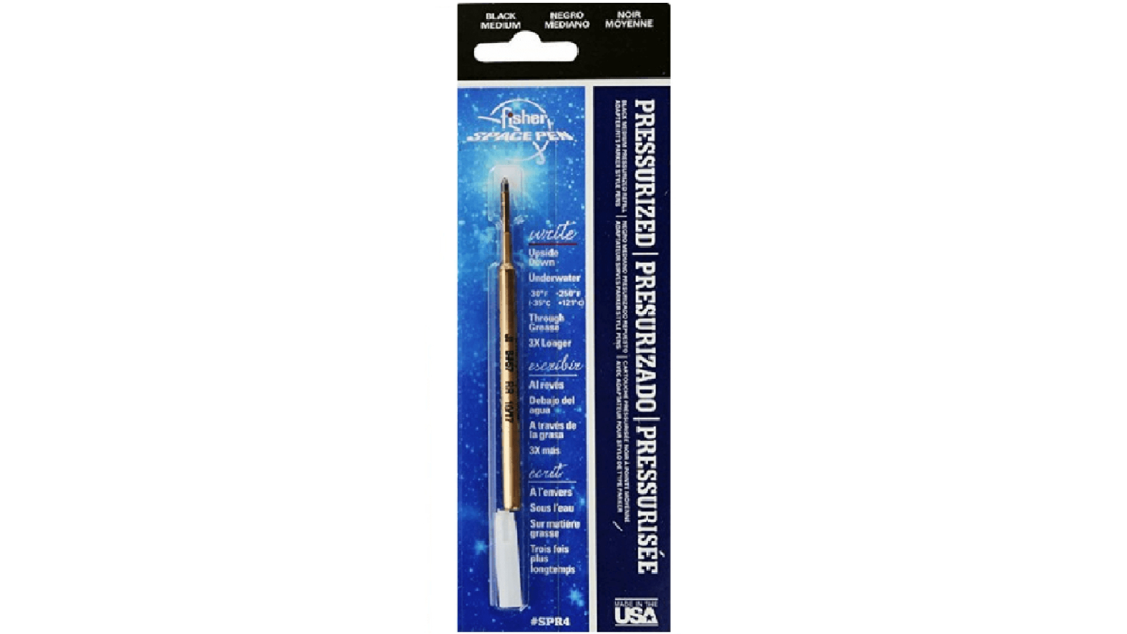 Fisher Space Pen Refill Ballpoint Medium Nib - Black | Harvey Norman