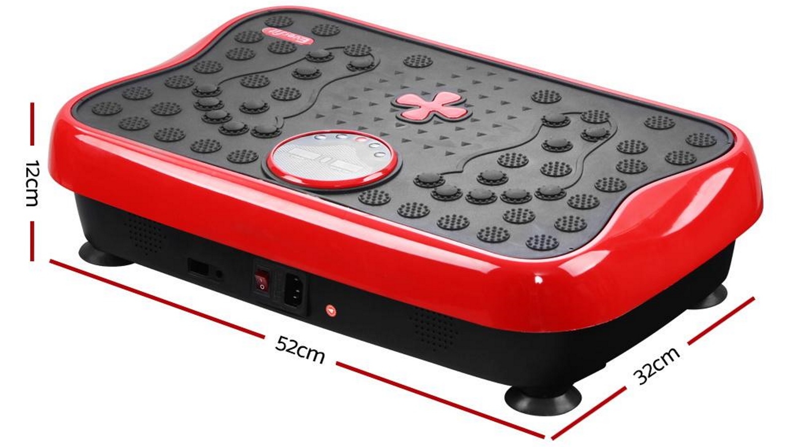 Everfit Weight Loss Body Shaper Vibration Machine - Red | Harvey Norman