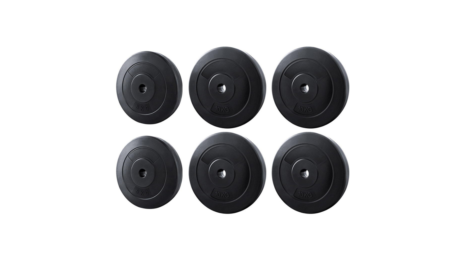 Everfit Barbell Weight Plates - 50kg | Harvey Norman