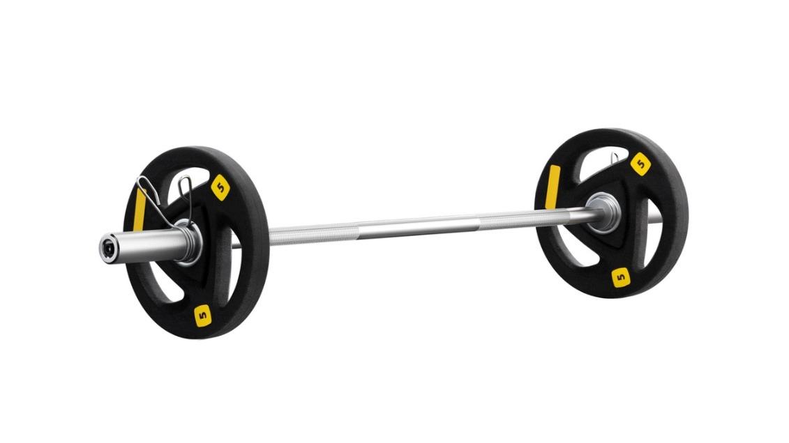 Everfit Barbells Dumbbells Plate Weight Lifting Set - 16kg | Harvey Norman