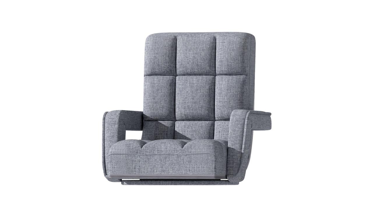 Artiss Rota Floor Lounge Sofa - Grey | Harvey Norman