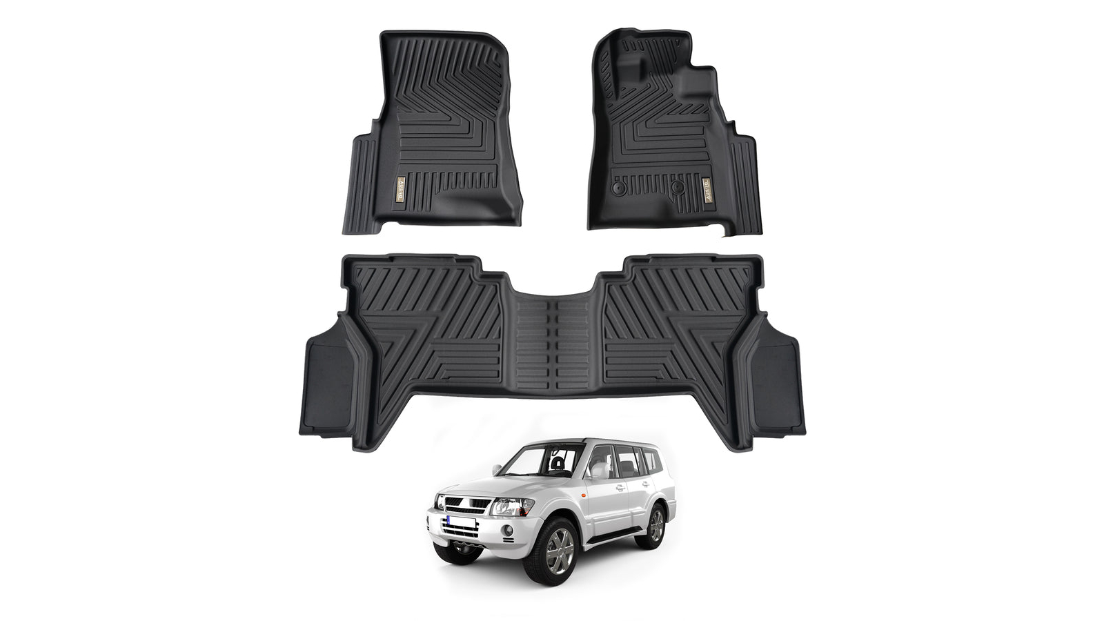 AUSGO 5D Floor Mats for Mitsubishi Pajero 2000-2021 | Harvey Norman