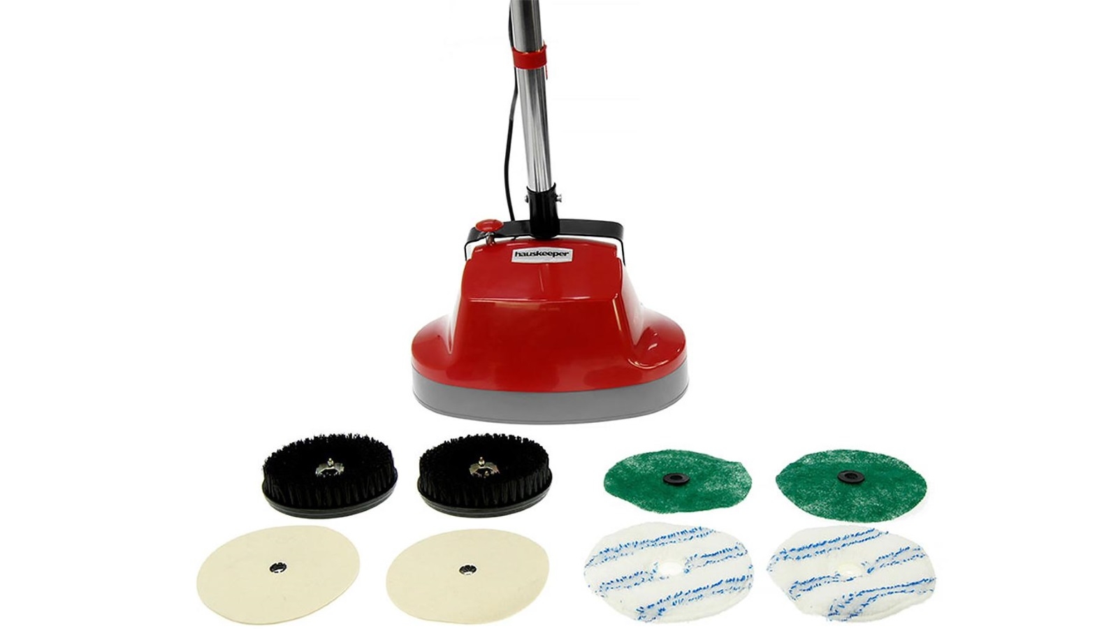 Hauskeeper 5-in-1 Electric 240V Floor Polisher with 6M Power Cable Hard ...
