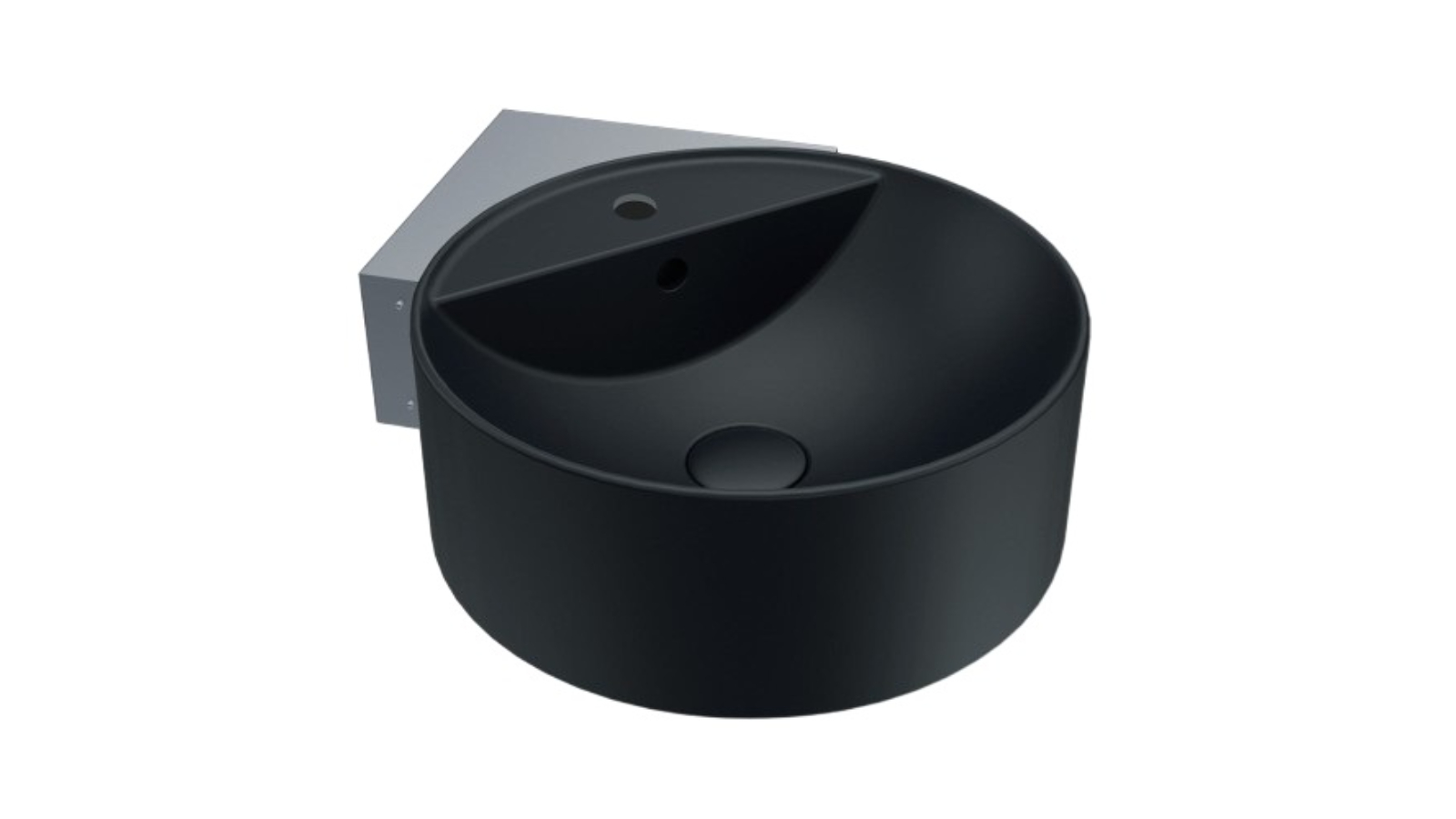 Parisi Twinset Slim 420 Wall Basin with Tap Ledge and Corner Bracket 1 ...