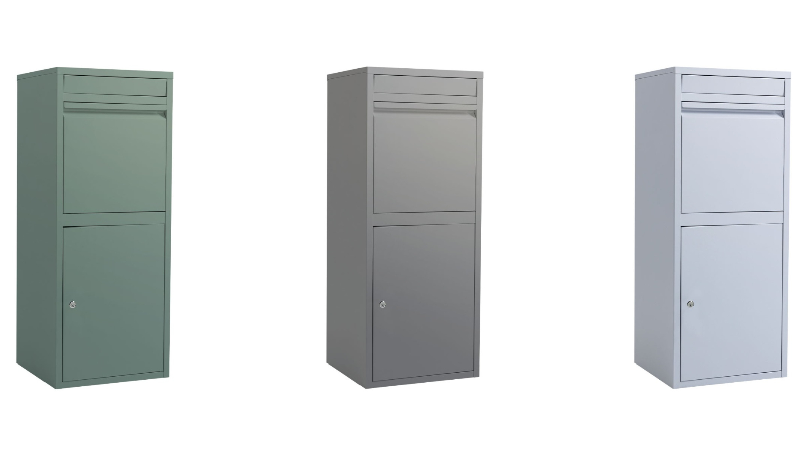 Fortia Freestanding Parcel Post Box Letterbox with Letter Slot | Harvey ...