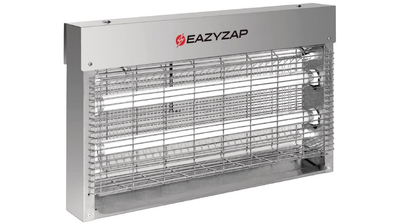 Eazyzap 14W Brushed Stainless Steel Bug Zapper | Harvey Norman