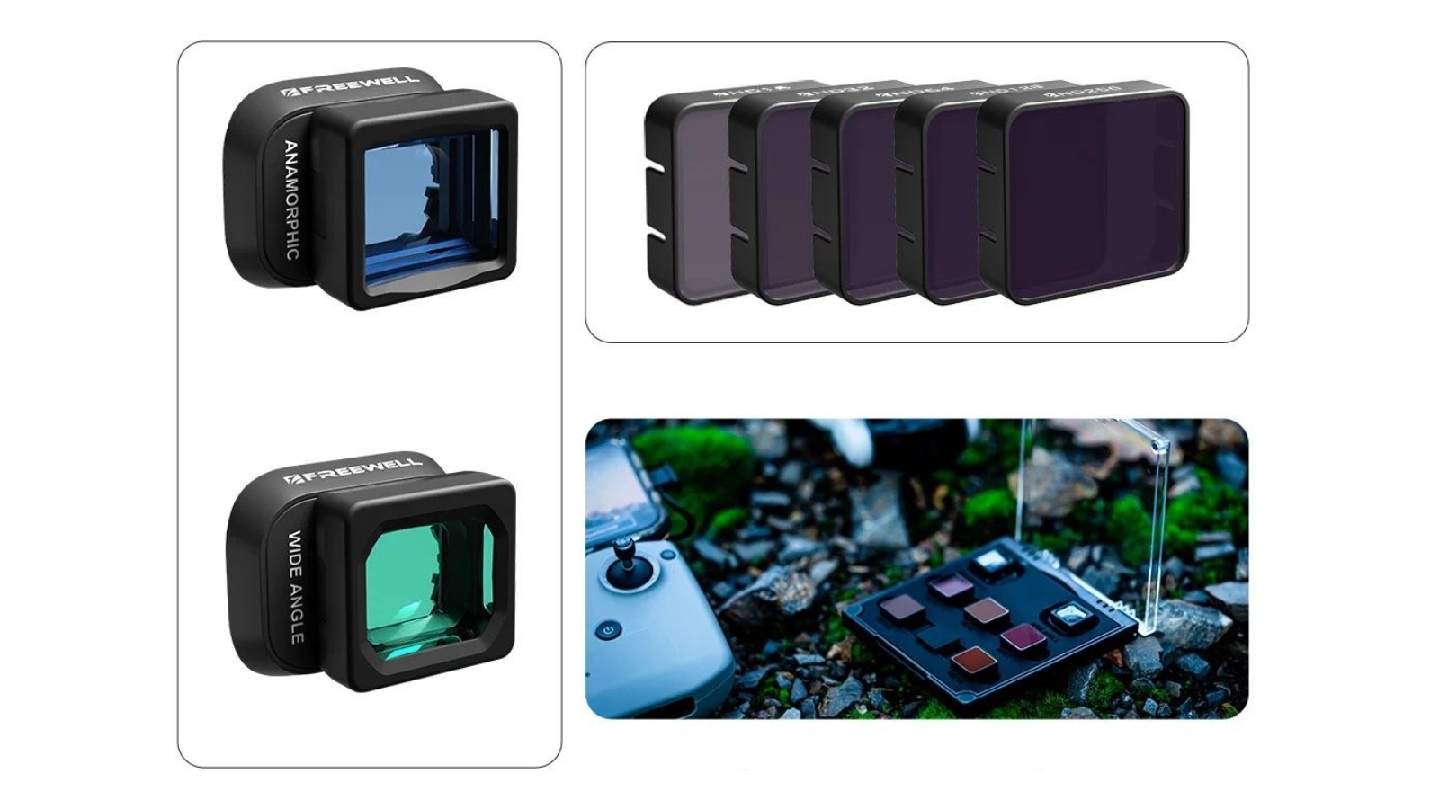 Freewell Anamorphic Wide Angle Lens for DJI Mini 3 Pro | Harvey Norman