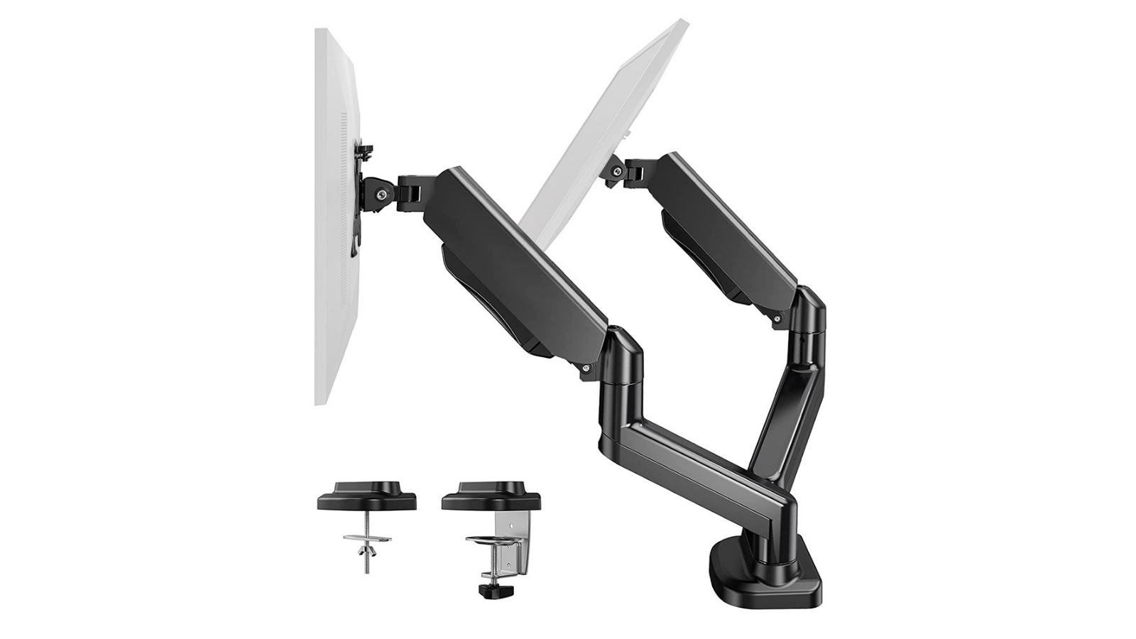 Viviendo Gas Spring Dual Monitor Mount | Harvey Norman