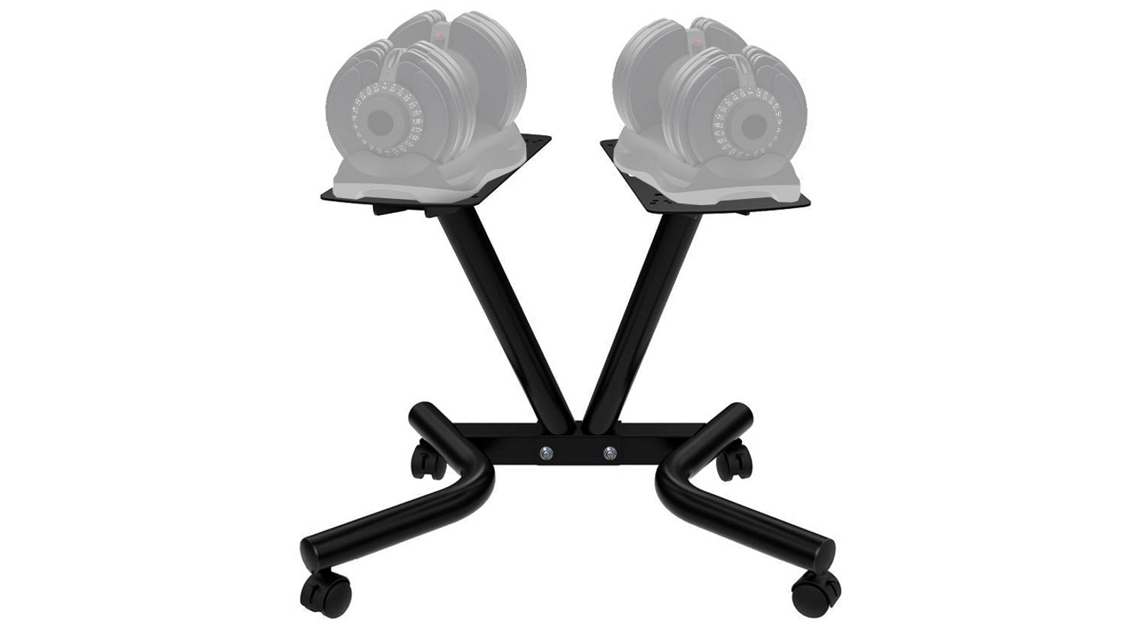 Ativafit Rolling Dumbbell Stand for Pair of Adjustable 25kg 32.5kg Dumbbells Harvey Norman