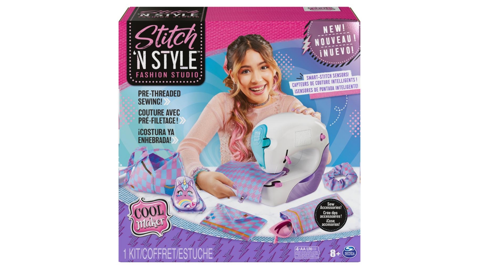 Spin Master Cool Maker Stitch N Style Fashion Studio Sewing Machine ...